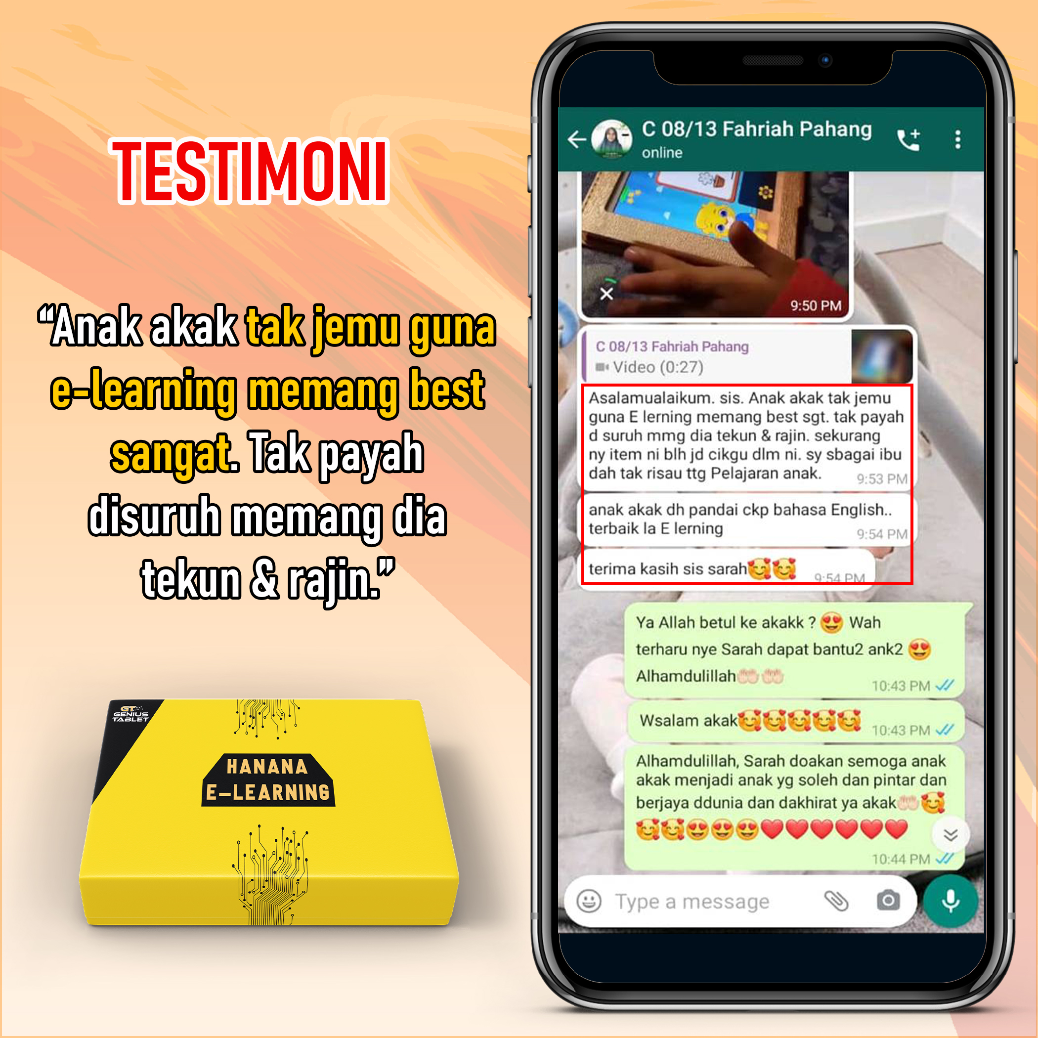 GT GENIUS TABLET – Seronok Belajar Tanpa Dipaksa